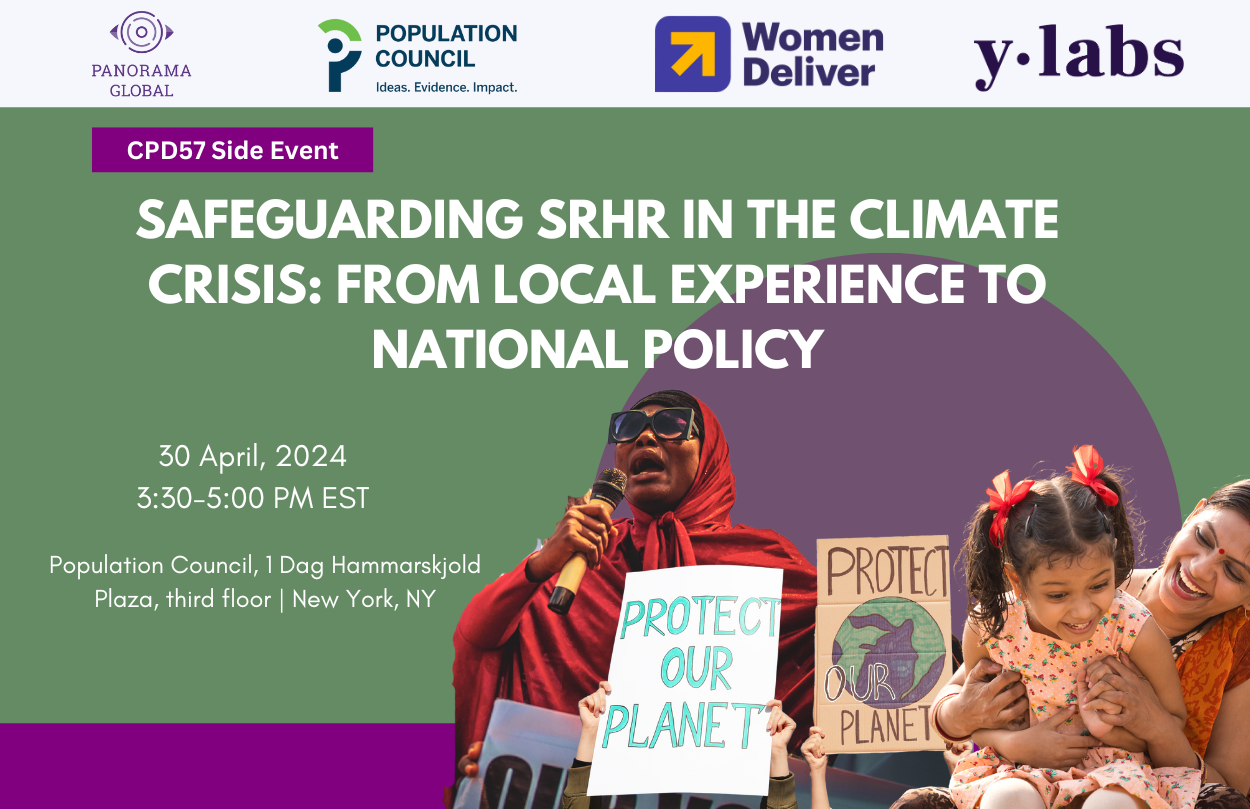 Safeguarding SRHR in the climate crisis: from local experience to national policy